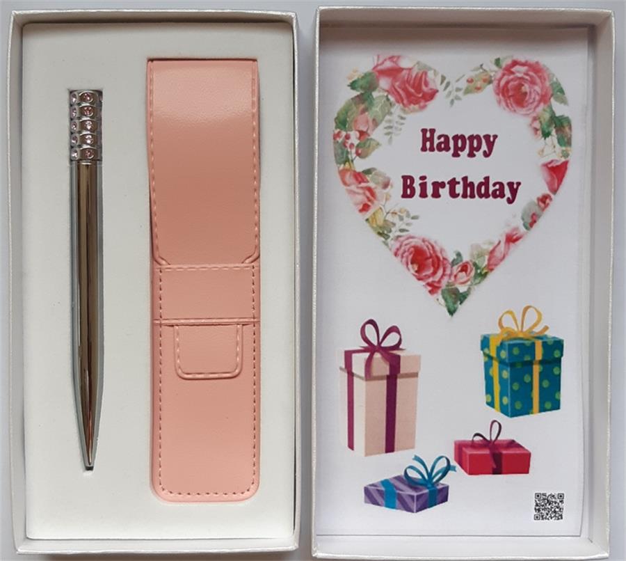 Eye catching and stylish crystal ballpoint pen. Precision set with ...